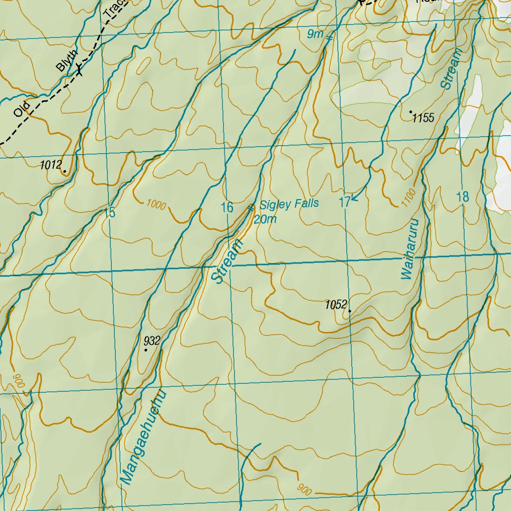 BJ34 - Mount Ruapehu Map by Land Information New Zealand | Avenza Maps