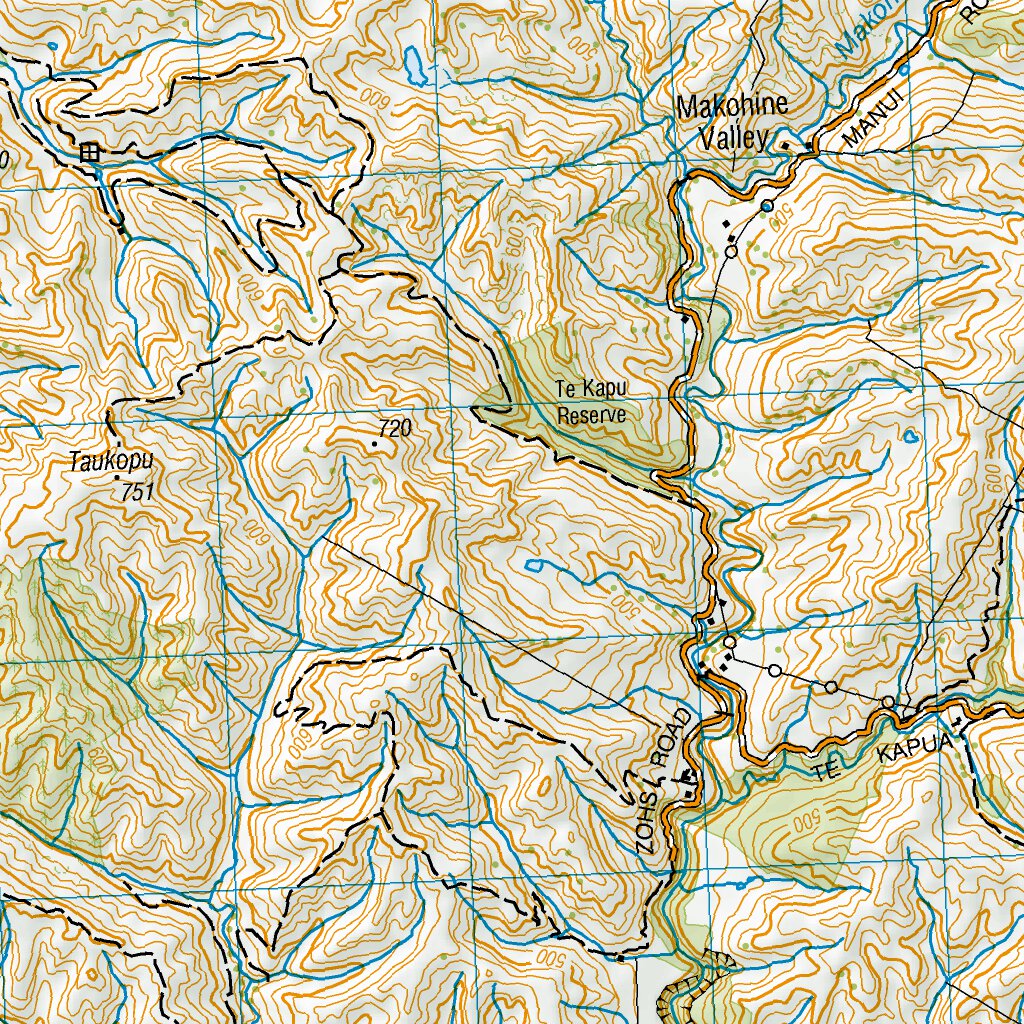 BK35 - Taihape Map by Land Information New Zealand | Avenza Maps