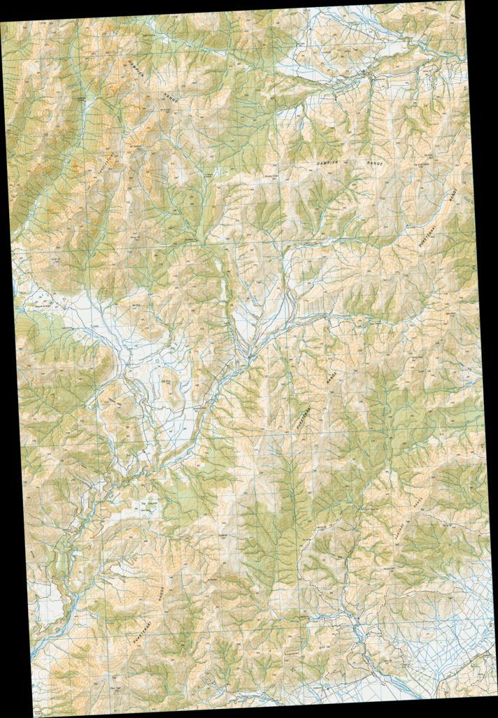 BV22 - Dampier Corner Map by Land Information New Zealand | Avenza Maps