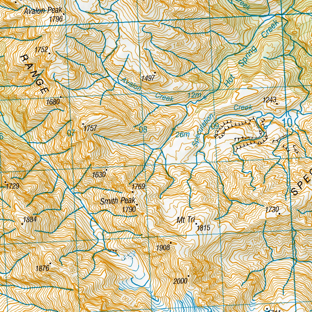 BW17 - Harihari Map by Land Information New Zealand | Avenza Maps