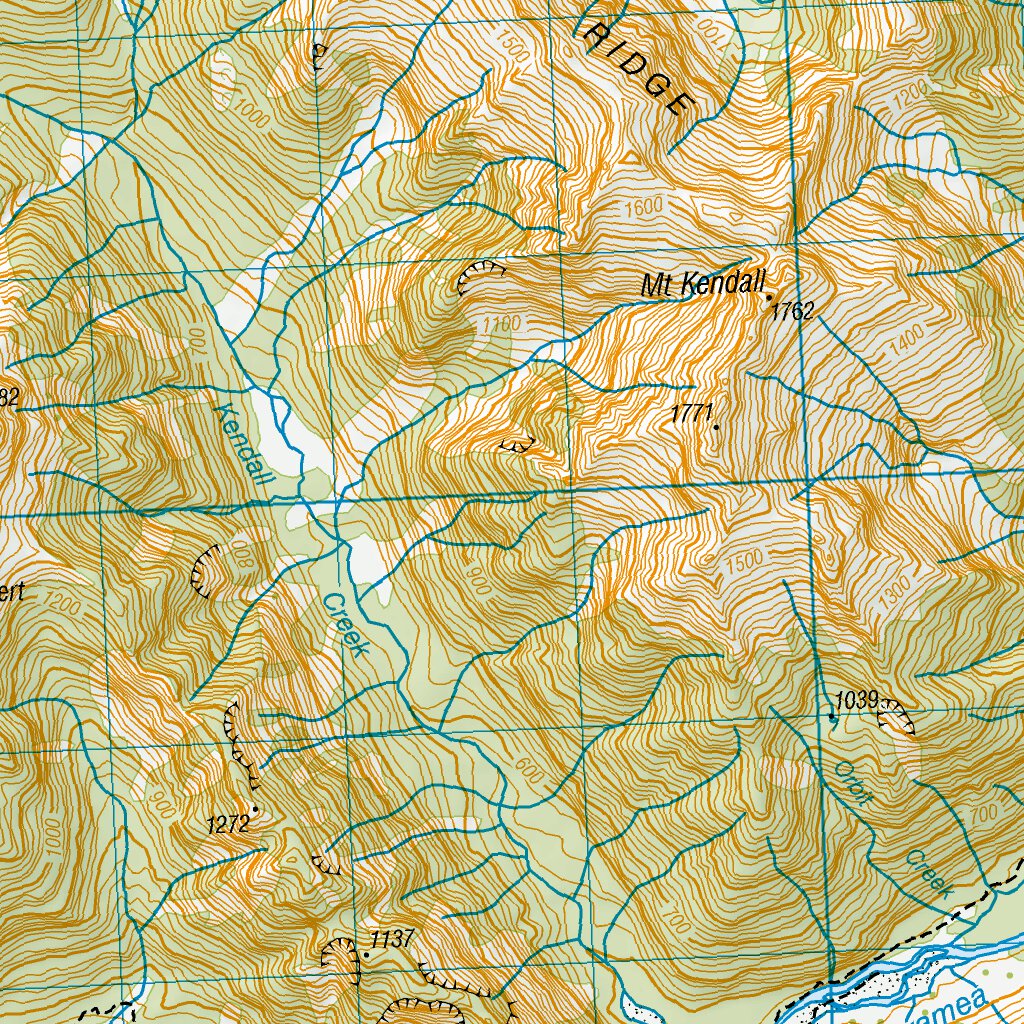 BQ23 - Wangapeka Saddle Map by Land Information New Zealand | Avenza Maps