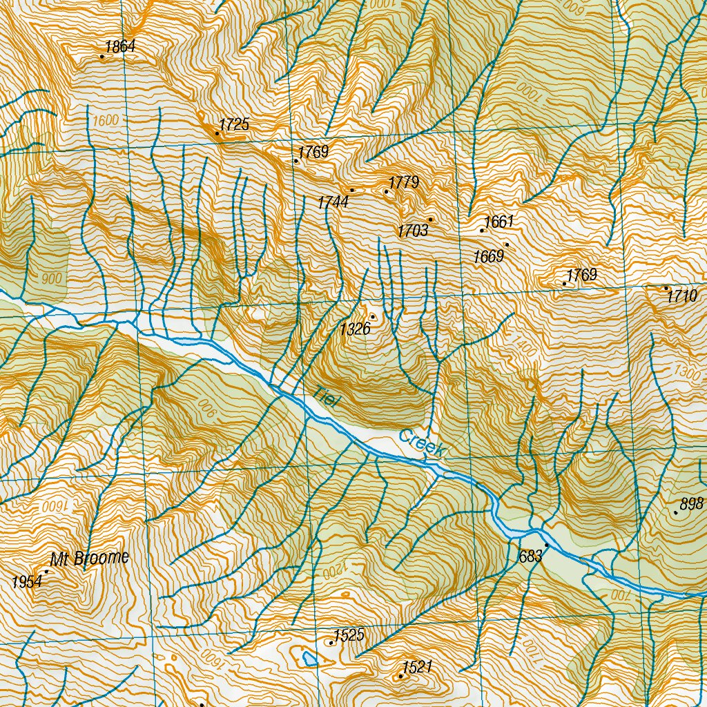 BZ12 - Makarora Map by Land Information New Zealand | Avenza Maps