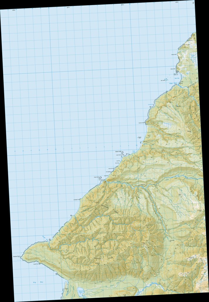BZ09 - Awarua Point Map by Land Information New Zealand | Avenza Maps