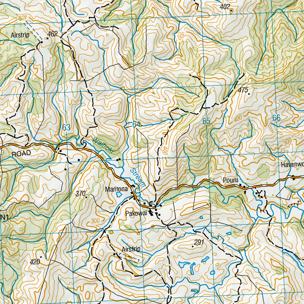 BN36 - Pongaroa Map by Land Information New Zealand | Avenza Maps