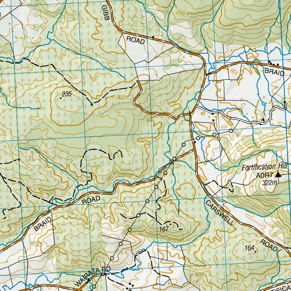 CG12 - Wyndham Map by Land Information New Zealand | Avenza Maps