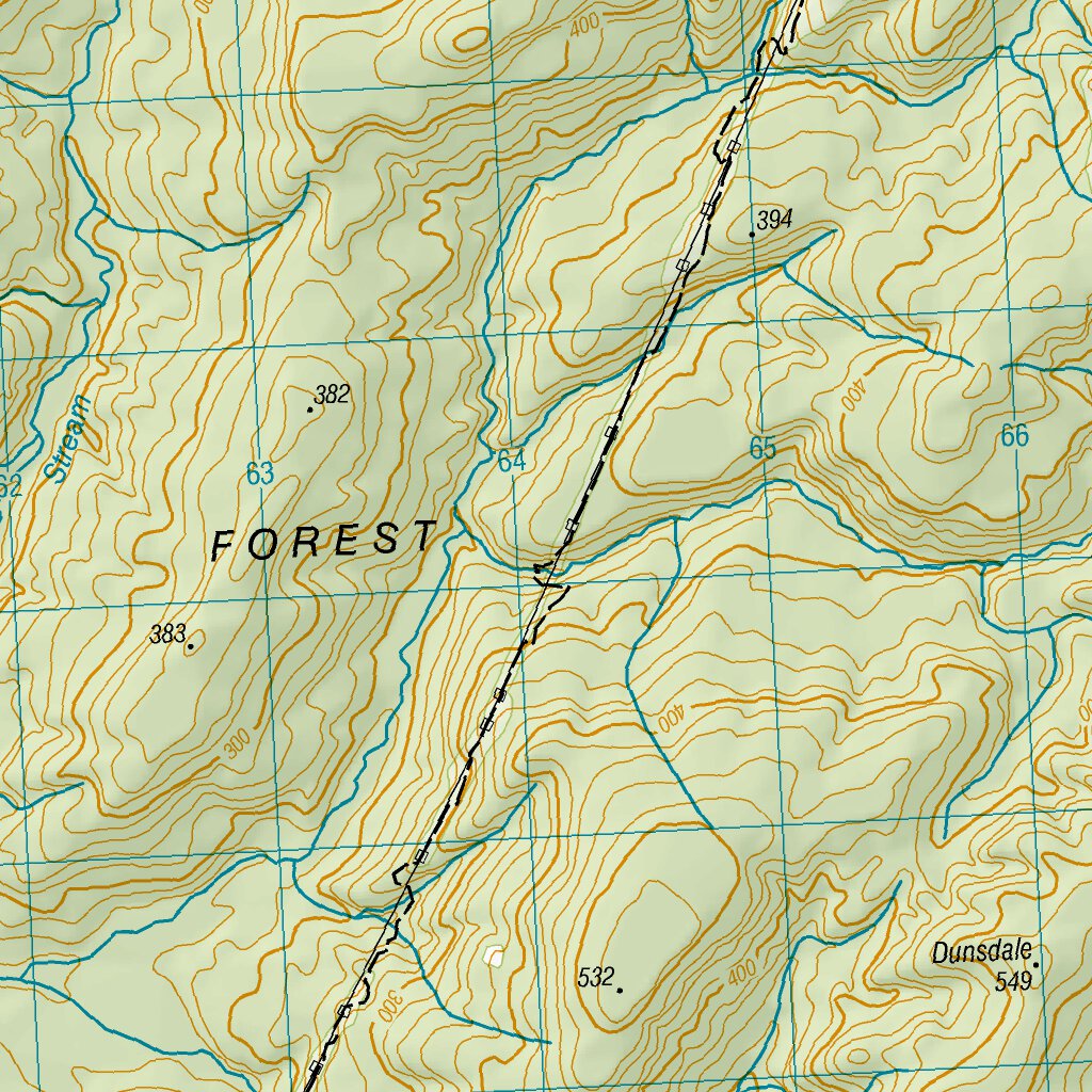 CF11 - Hokonui Hills Map by Land Information New Zealand | Avenza Maps