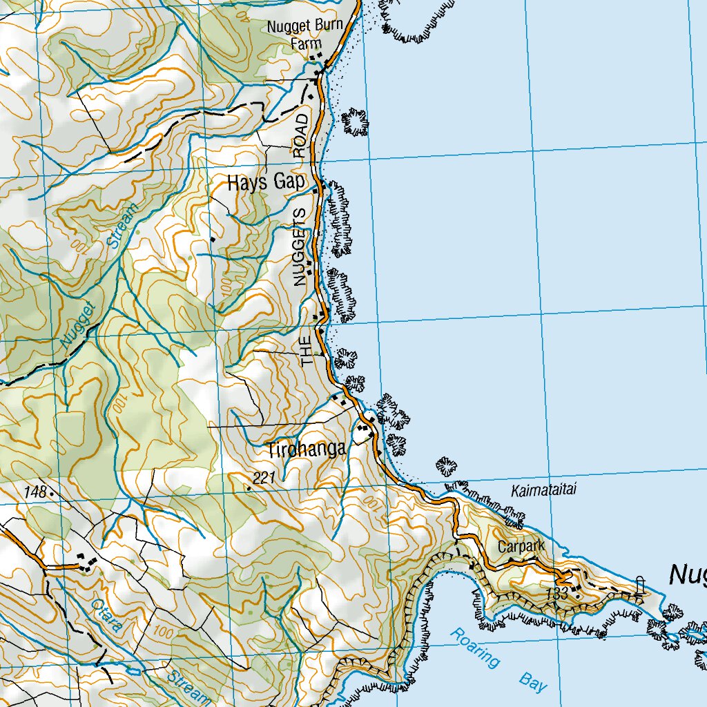 CG15 - Nugget Point Map by Land Information New Zealand | Avenza Maps