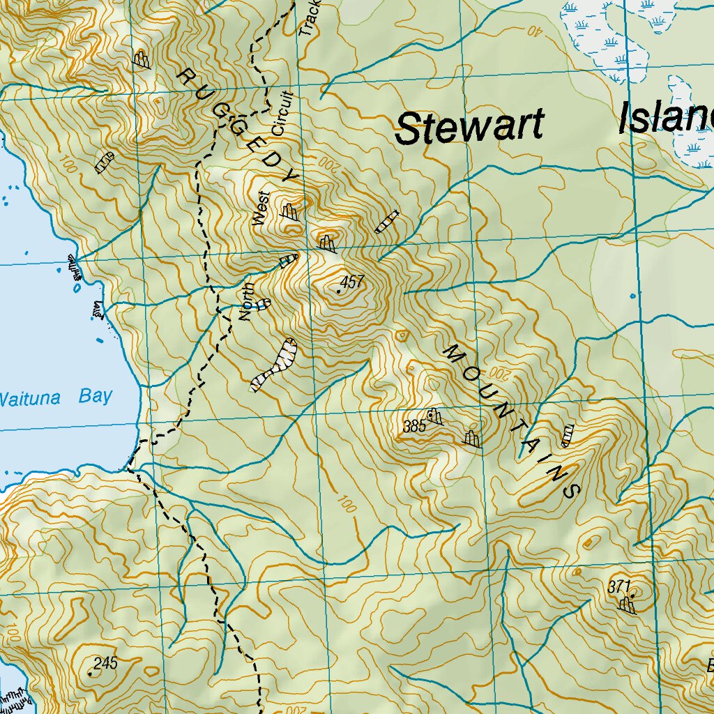 CH08 - Codfish Island / Whenua Hou Map by Land Information New Zealand ...