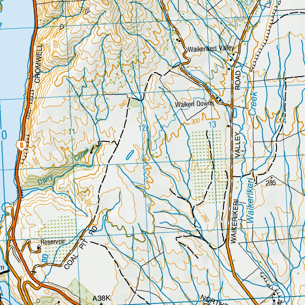 CC13 - Alexandra Map by Land Information New Zealand | Avenza Maps