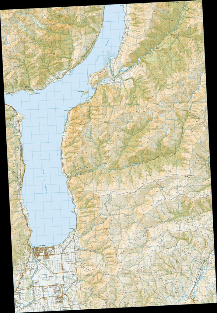 CA13 - Lake Hawea Map by Land Information New Zealand | Avenza Maps
