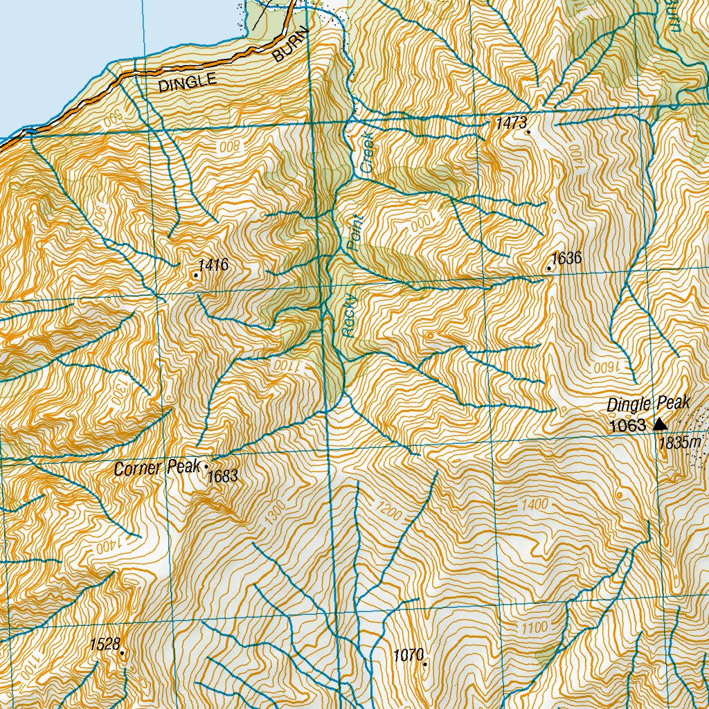 CA13 - Lake Hawea Map by Land Information New Zealand | Avenza Maps