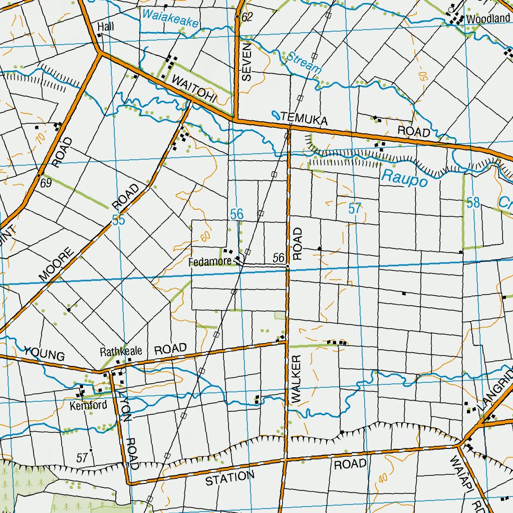 BZ19 - Timaru Map by Land Information New Zealand | Avenza Maps