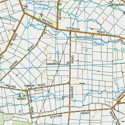 BZ19 - Timaru Map by Land Information New Zealand | Avenza Maps