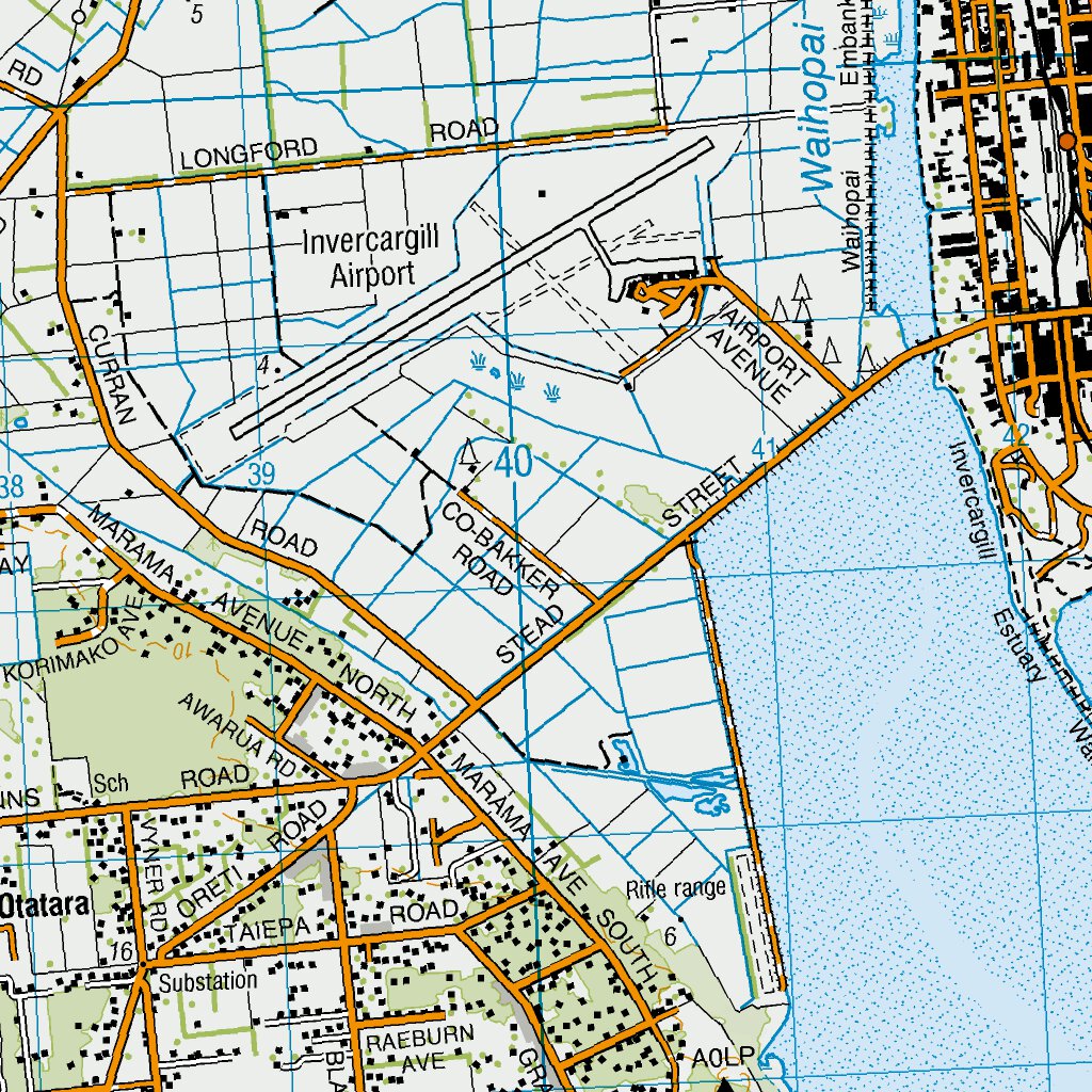 CG10 - Invercargill Map by Land Information New Zealand | Avenza Maps