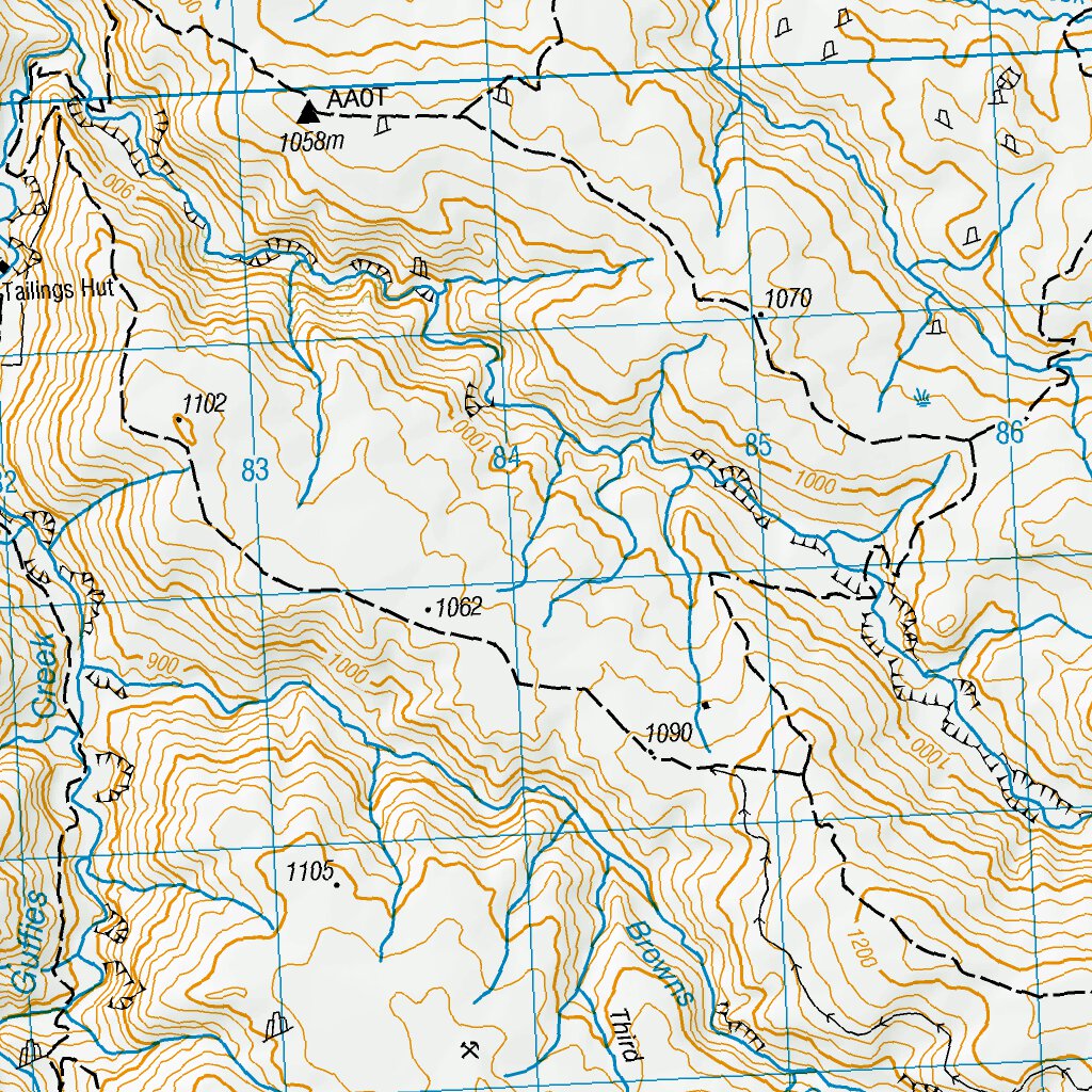 CB16 - Naseby Map by Land Information New Zealand | Avenza Maps