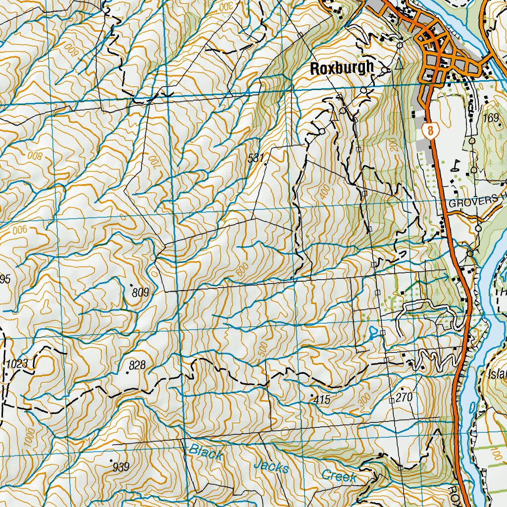 CD13 - Roxburgh Map by Land Information New Zealand | Avenza Maps