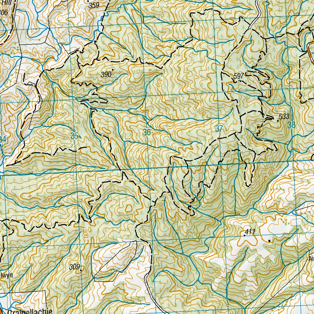 CE14 - Lawrence Map by Land Information New Zealand | Avenza Maps