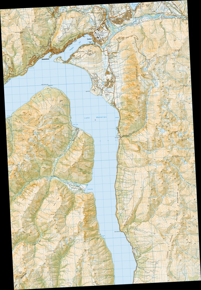 CC11 - Queenstown Map by Land Information New Zealand | Avenza Maps