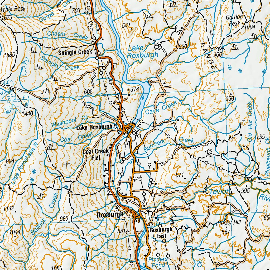 250-26 - Alexandra Map by Land Information New Zealand | Avenza Maps