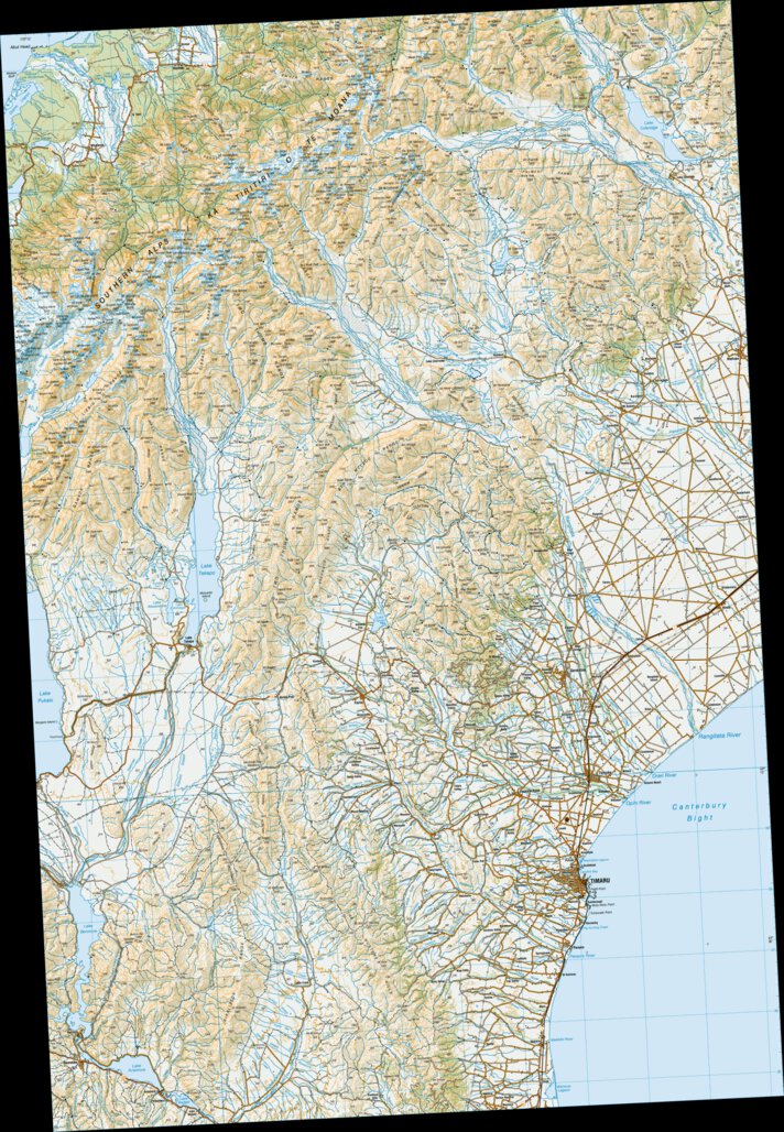 250-22 - Timaru Map by Land Information New Zealand | Avenza Maps