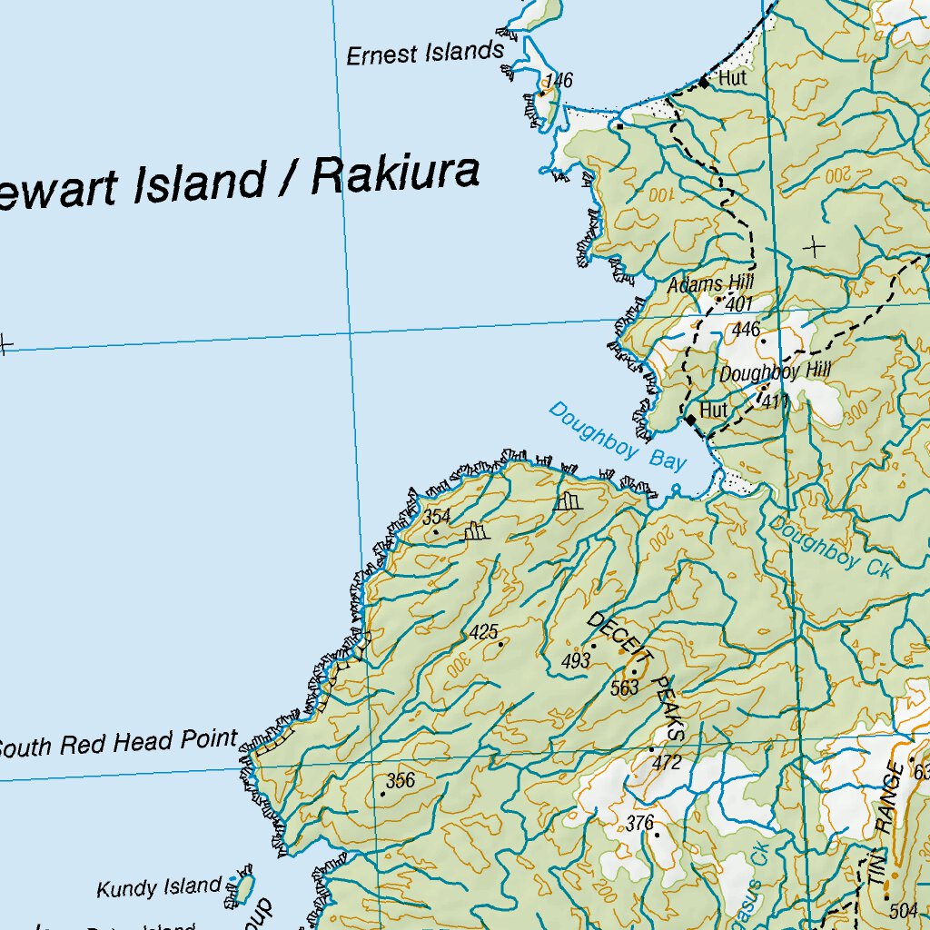 250-29 - Invercargill Map by Land Information New Zealand | Avenza Maps