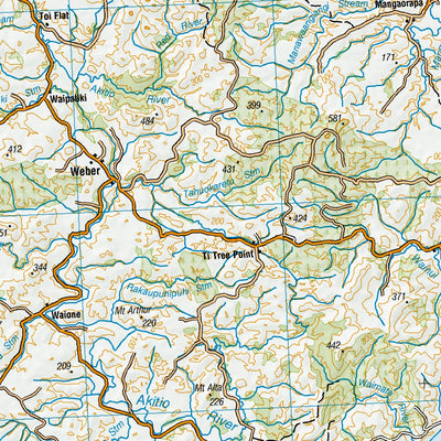 250-15 - Dannevirke Map by Land Information New Zealand | Avenza Maps
