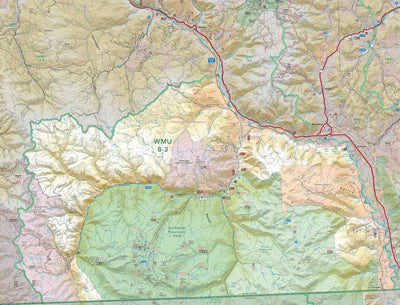 WMU 8-3 Okanagan Region – Hunting Topo BC Map by Backroad Mapbooks ...