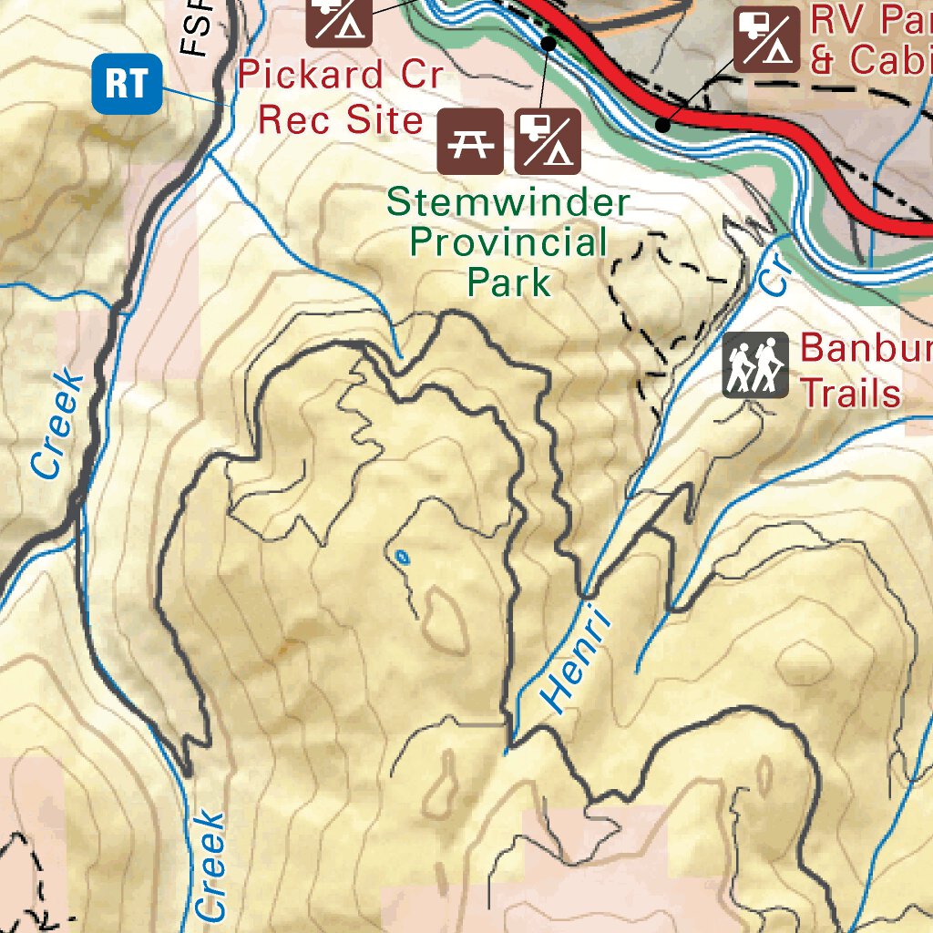 WMU 8-4 Okanagan Region – Hunting Topo BC Map by Backroad Mapbooks ...