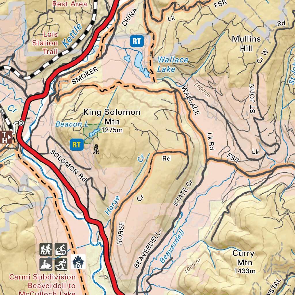 WMU 8-12 Okanagan Region – Hunting Topo BC Map by Backroad Mapbooks ...