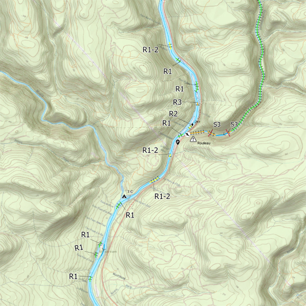 Rivière Matapédia Map by Canot Kayak Quebec | Avenza Maps