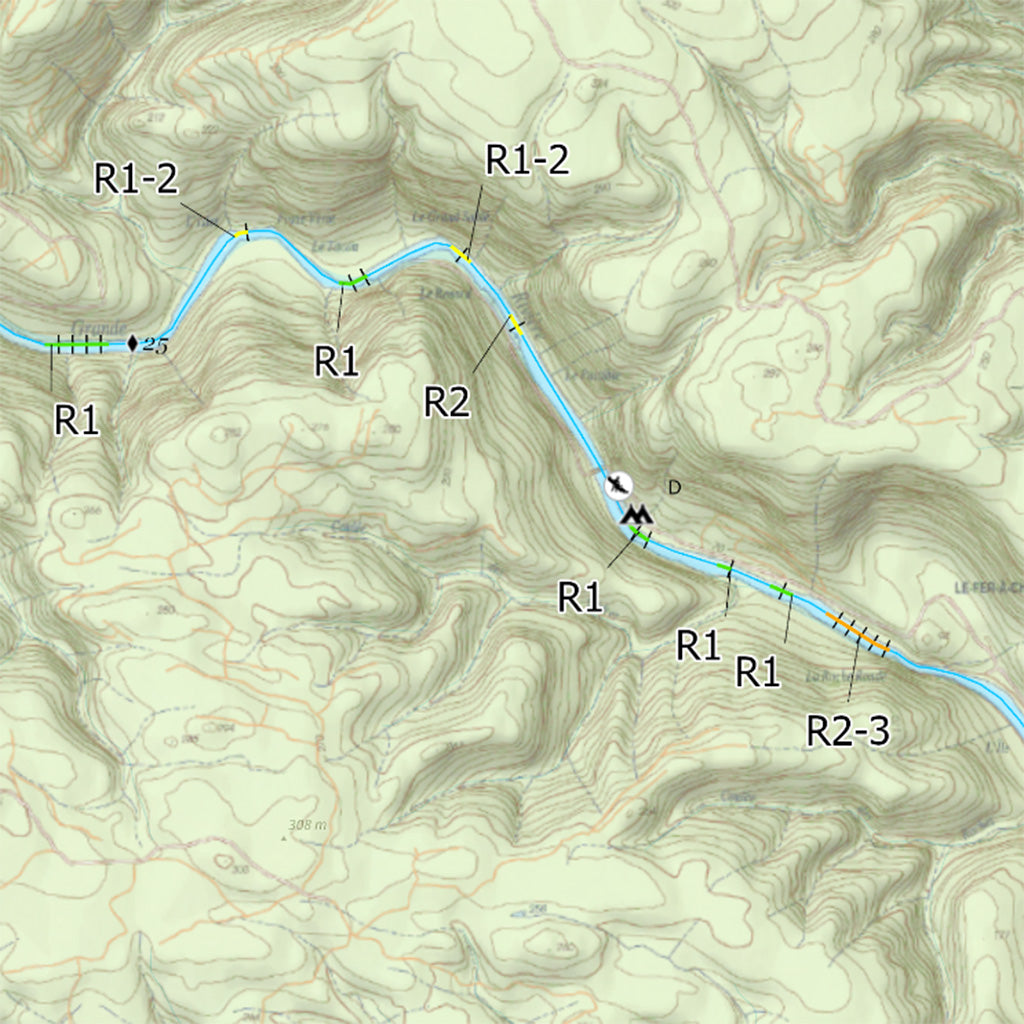 La Grande Rivière ( Gaspésie) Map by Canot Kayak Quebec | Avenza Maps