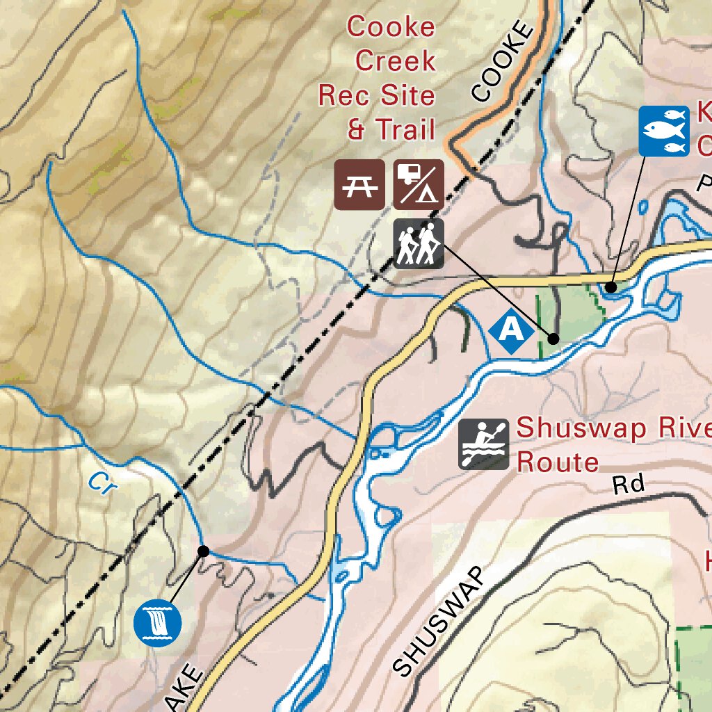 WMU 8-25 Okanagan Region – Hunting Topo BC Map by Backroad Mapbooks ...