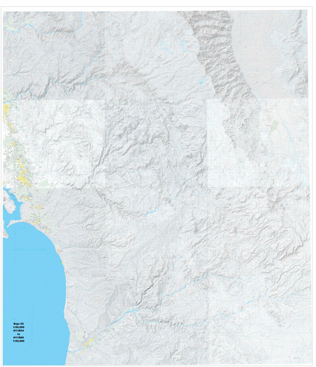 Baja Mexico 50k Topographic Maps 05 Map by GoTrekkers Ltd | Avenza Maps