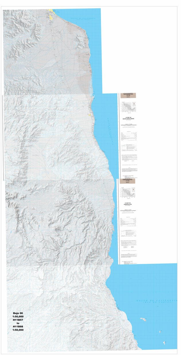 Baja Mexico 50k Topographic Maps 06 Map by GoTrekkers Ltd | Avenza Maps