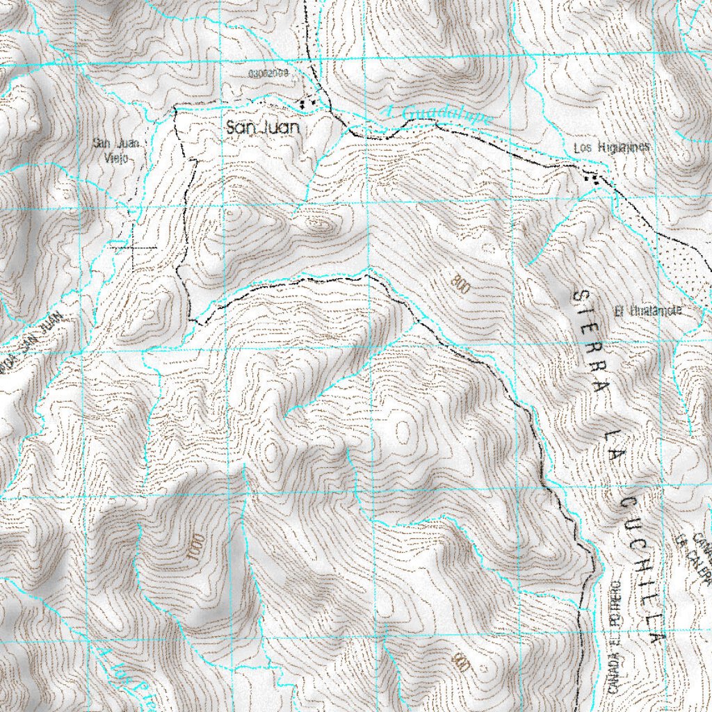 Baja Mexico 50k Topographic Maps 17 Map by GoTrekkers Ltd | Avenza Maps