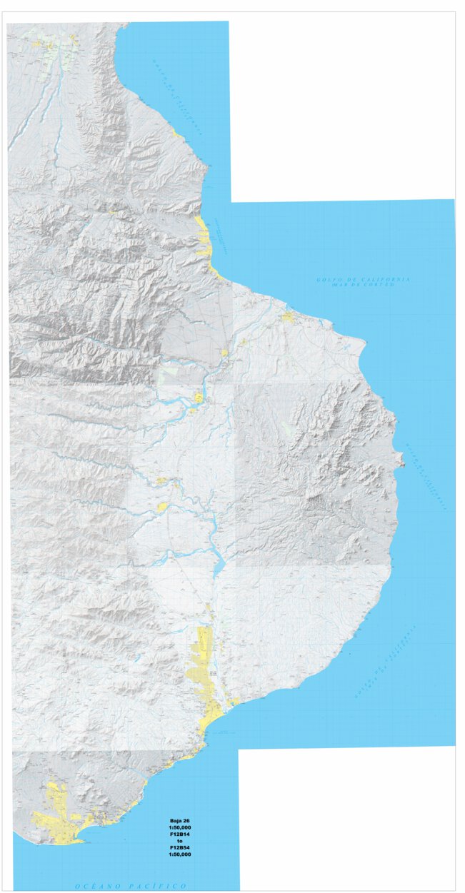 Baja Mexico 50k Topographic Maps 26 Map by GoTrekkers Ltd | Avenza Maps