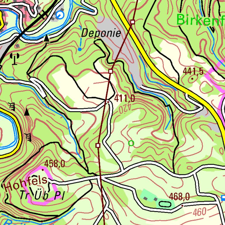 Reichenbach (1:50,000) Map by Landesamt fur Vermessung und ...