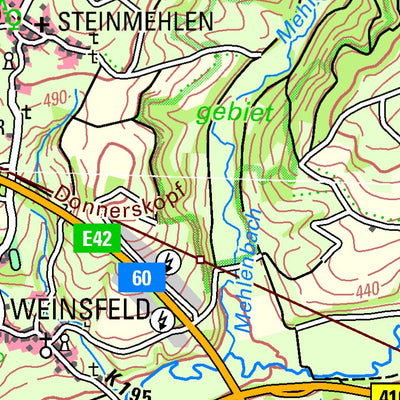 Prüm (1:50,000) Map by Landesamt fur Vermessung und ...