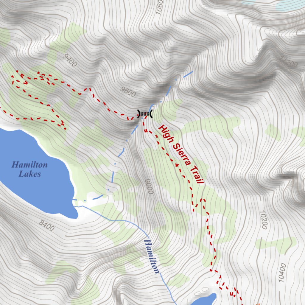 Triple Divide Peak, California 7.5 Minute Topographic Map by Apogee ...