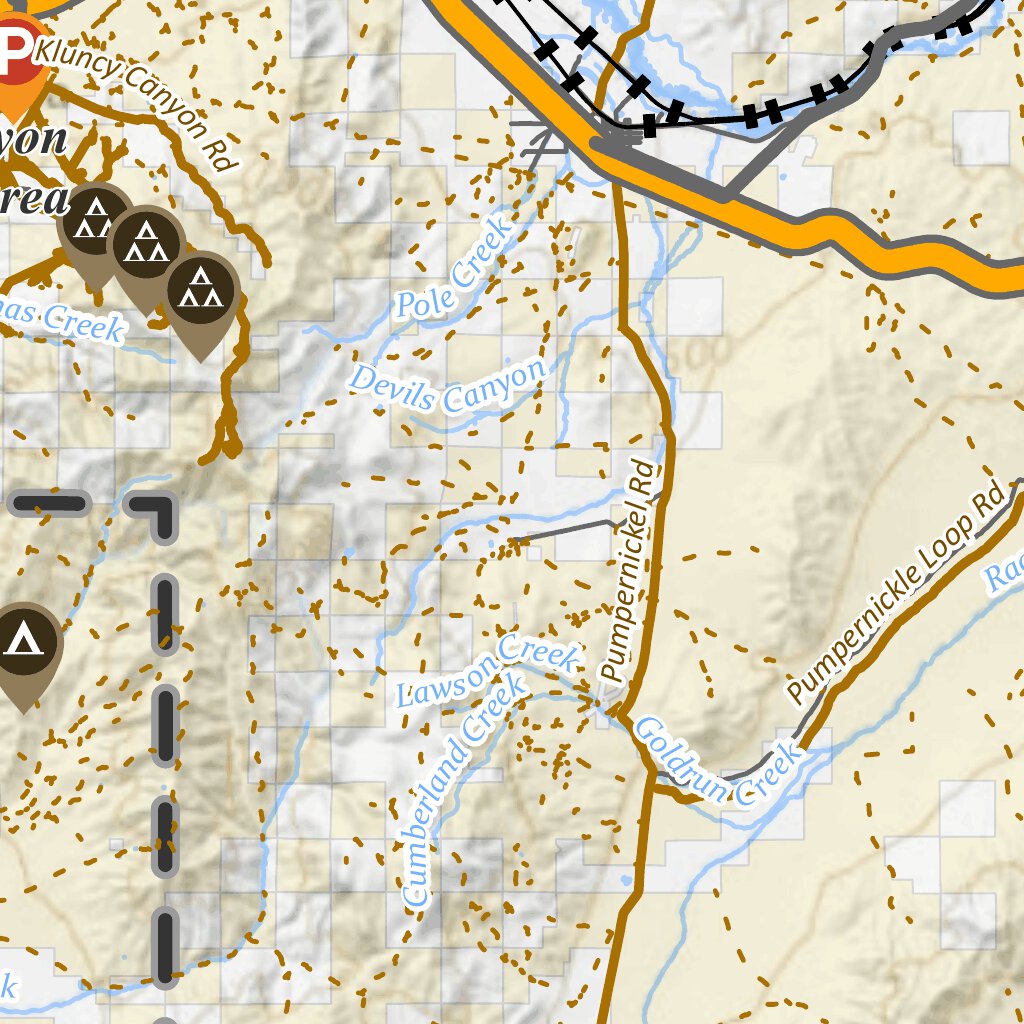 Humboldt County OHV Trails Map by Nevada Department of Conservation and ...