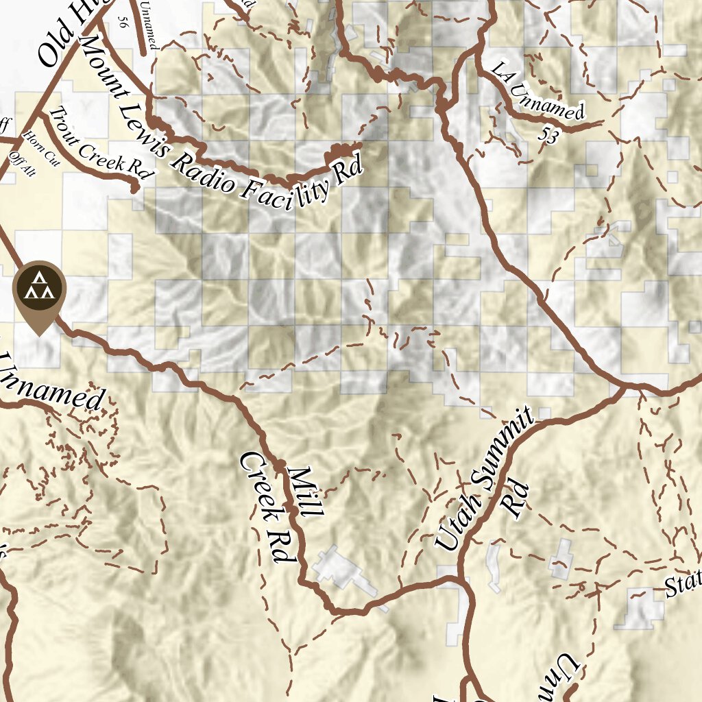 Lander and Eureka County OHV Trails Map by Nevada Department of Conservation and Natural ...