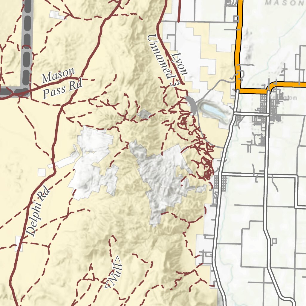 Lyon County OHV Trails Map by Nevada Department of Conservation and ...