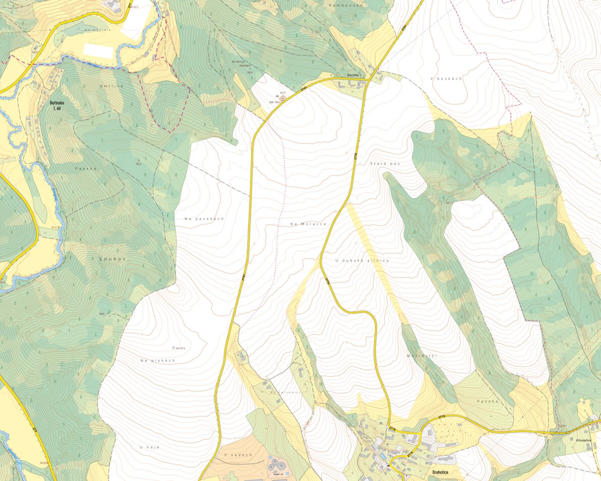 Turnov (0205-D-16-2) Map by Cesky urad zememericky a katastralni ...