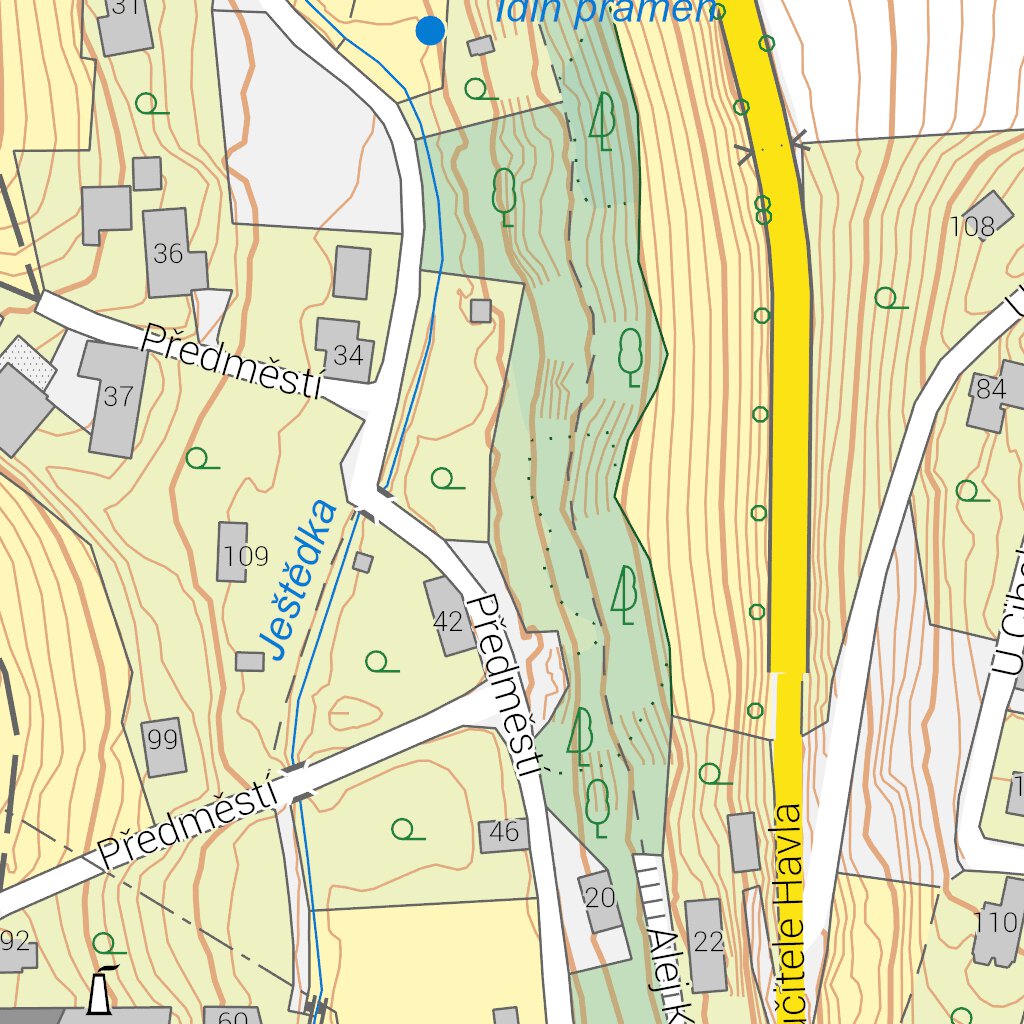 Turnov (0205-D-07-1) Map by Cesky urad zememericky a katastralni ...