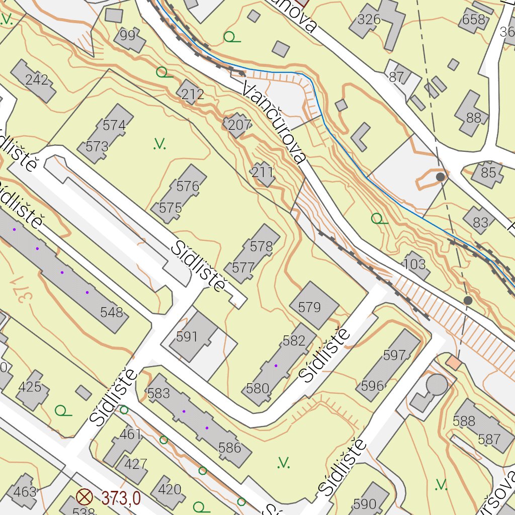 Nový (0205-A-12-1) Map by Cesky urad zememericky a katastralni | Avenza ...