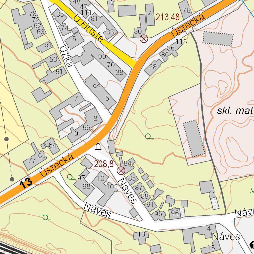 Ústí nad Labem (0204-A-16-2) Map by Cesky urad zememericky a ...
