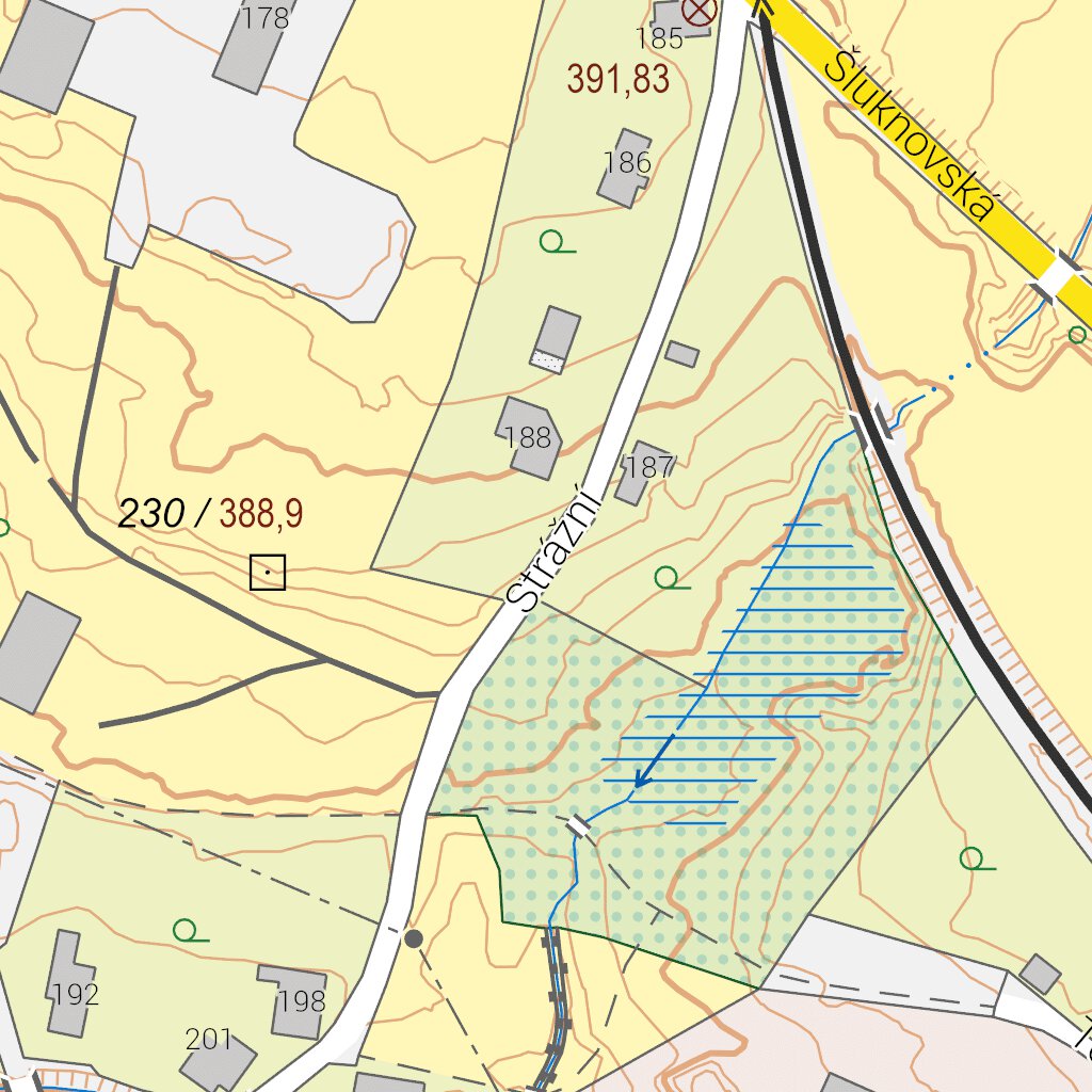 Varnsdorf (0105-C-06-4) Map by Cesky urad zememericky a katastralni ...