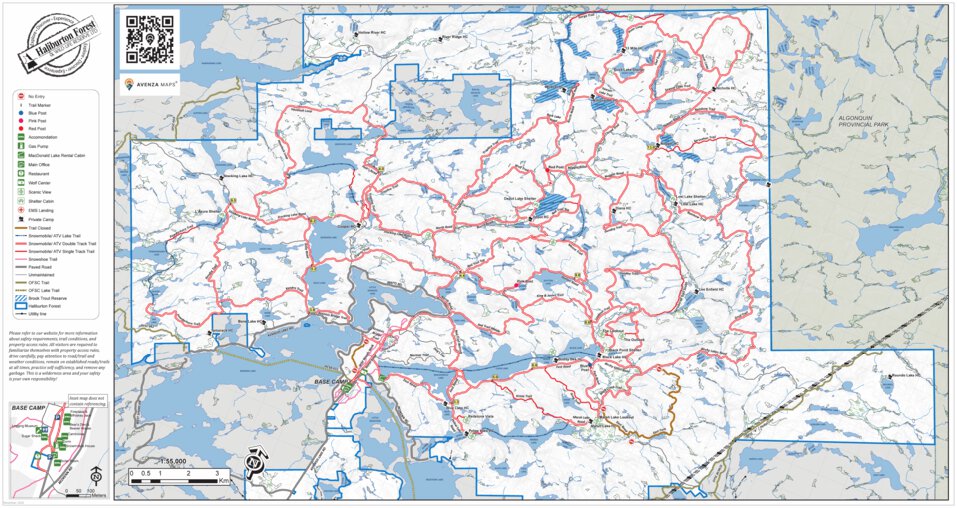 Winter Map - Haliburton Forest & Wild Life Reserve by Haliburton Forest ...
