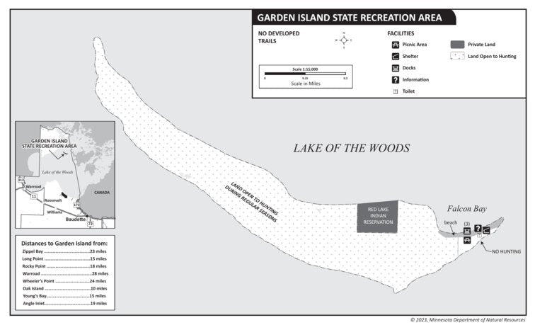 Garden Island State Recreation Area, MNDNR Map by Minnesota Department ...