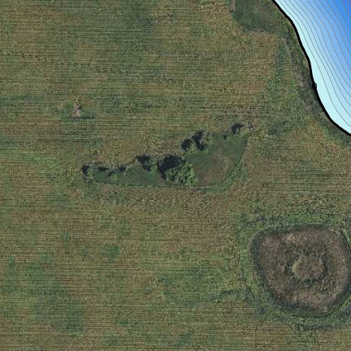 Diamond Lake - LaMoure County Map by North Dakota Game and Fish ...
